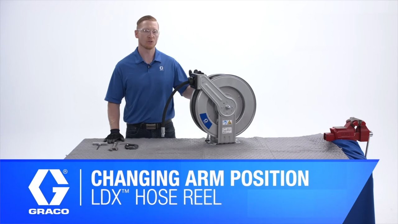 LDX Hose Reel - Change Arm Position - YouTube