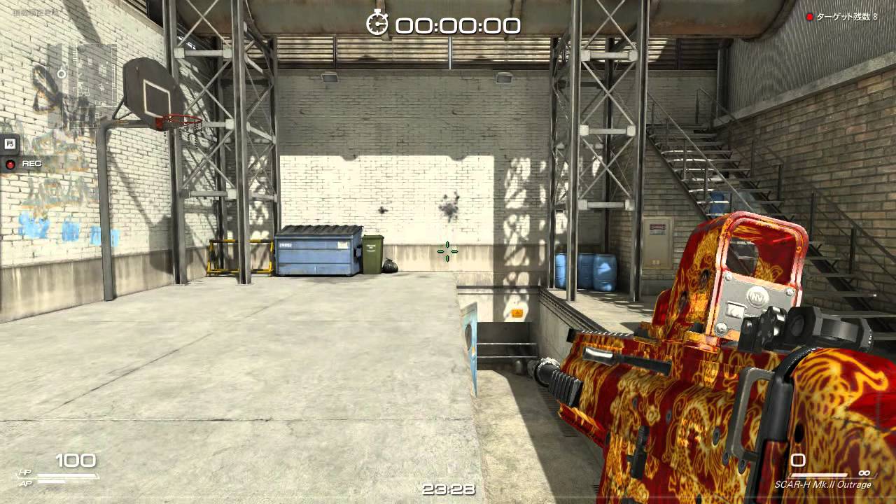 【SF2】SCAR-H Mk.II Outrage 試射動画 - YouTube