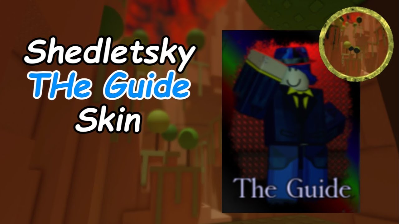 How to get Shedletsky "THE GUIDE" Skin Forsaken - YouTube