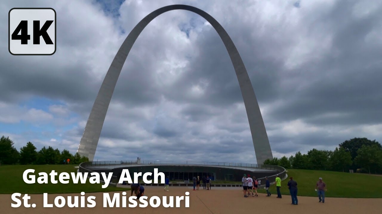 [4K] St. Louis, Missouri - Gateway Arch Virtual Walking Tour (tallest ...