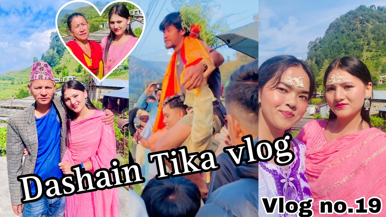 Dashain Tika Vlog By Asmita||family ||2024 - YouTube