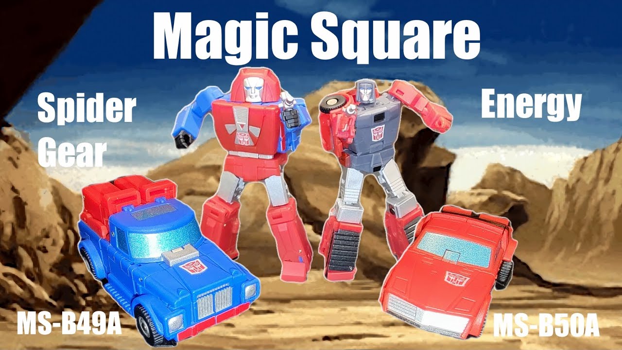 Magic Square MS-B49A Spider Gear MS-B50A Energy #collection - YouTube