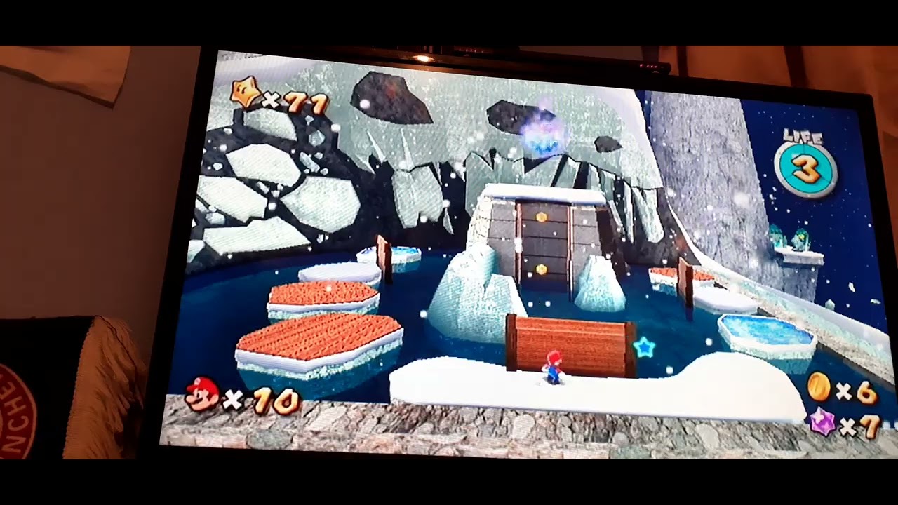 Super Mario Galaxy (FreezeFlame Galaxy - The Frozen Peak Of Baron Brrr ...