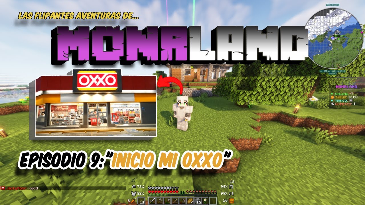 INICIAMOS LA CONSTRUCCION DE UN OXXO || MONRLAND Ep9 en MINECRAFT - YouTube