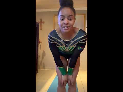 Leg Conditioning level 1-3 with SA Gymnast Caitlin Rooskrantz