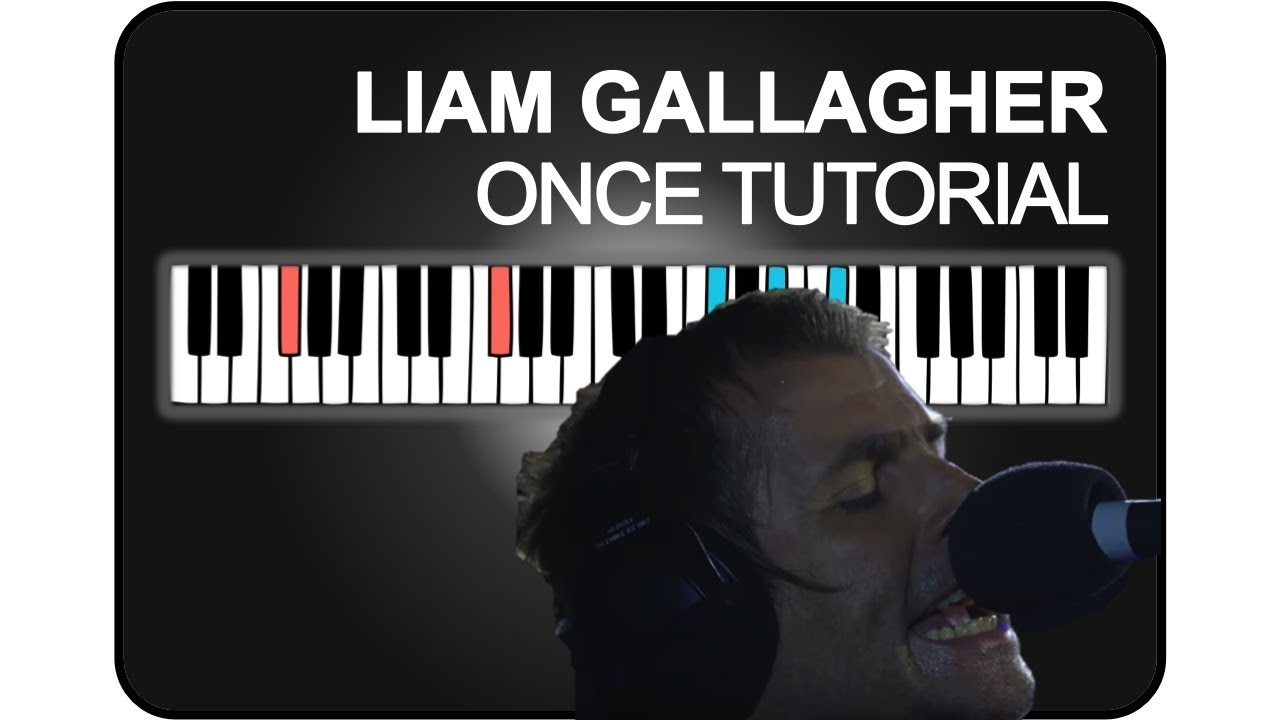 Liam Gallagher - Once Piano Tutorial - YouTube