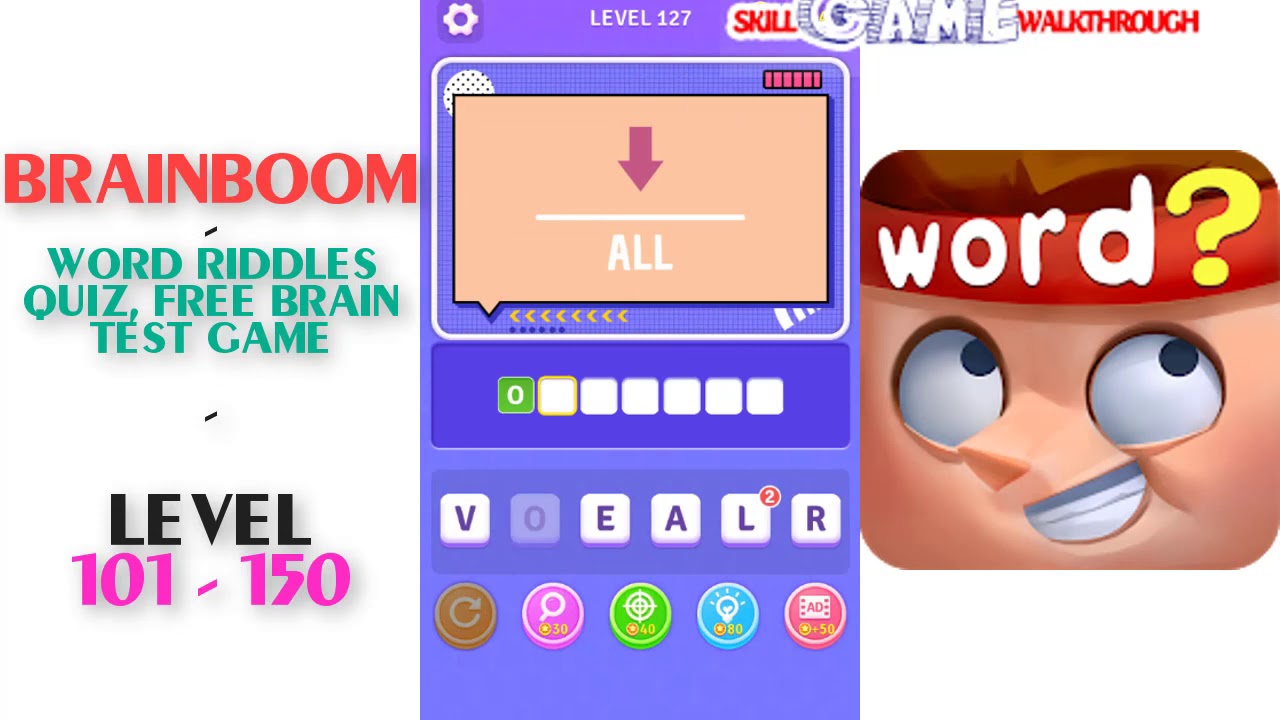 BrainBoom Level 101 - 150 Walkthrough | SkillGameWalkthrough - YouTube