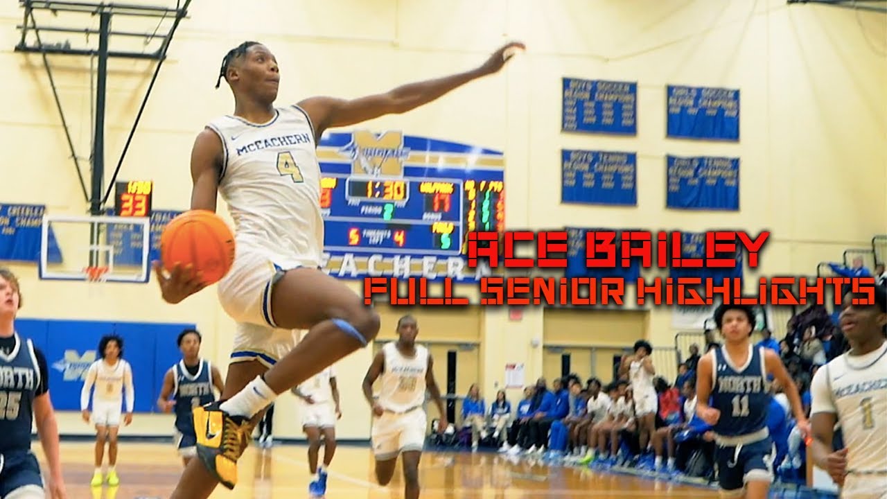 Ace Bailey THE BEST HS PLAYER I’VE FILMED SINCE JALEN GREEN I STG ...