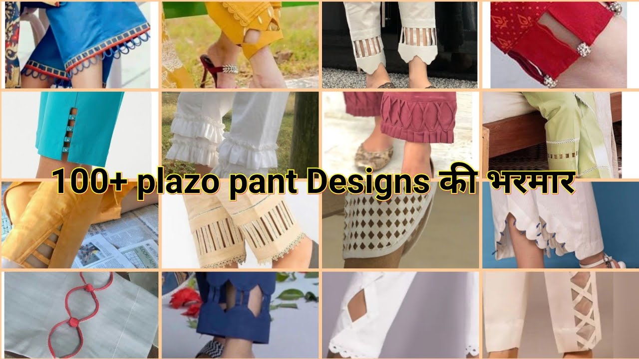 🔥 Top 100+ Stylish & Trendy Plazo Pant Design Ideas 2023||pant plazo ...