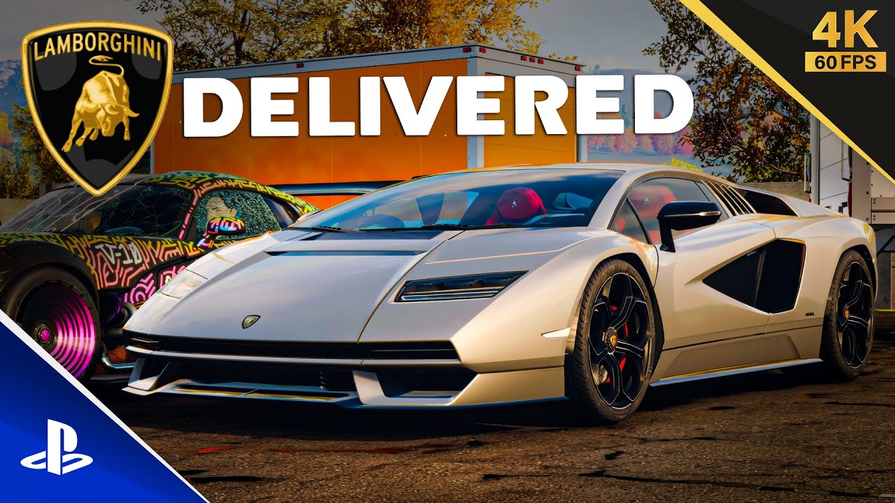Delivering a beautiful Lamborghini Countach '21 | NFS UNBOUND 4k 60fps ...
