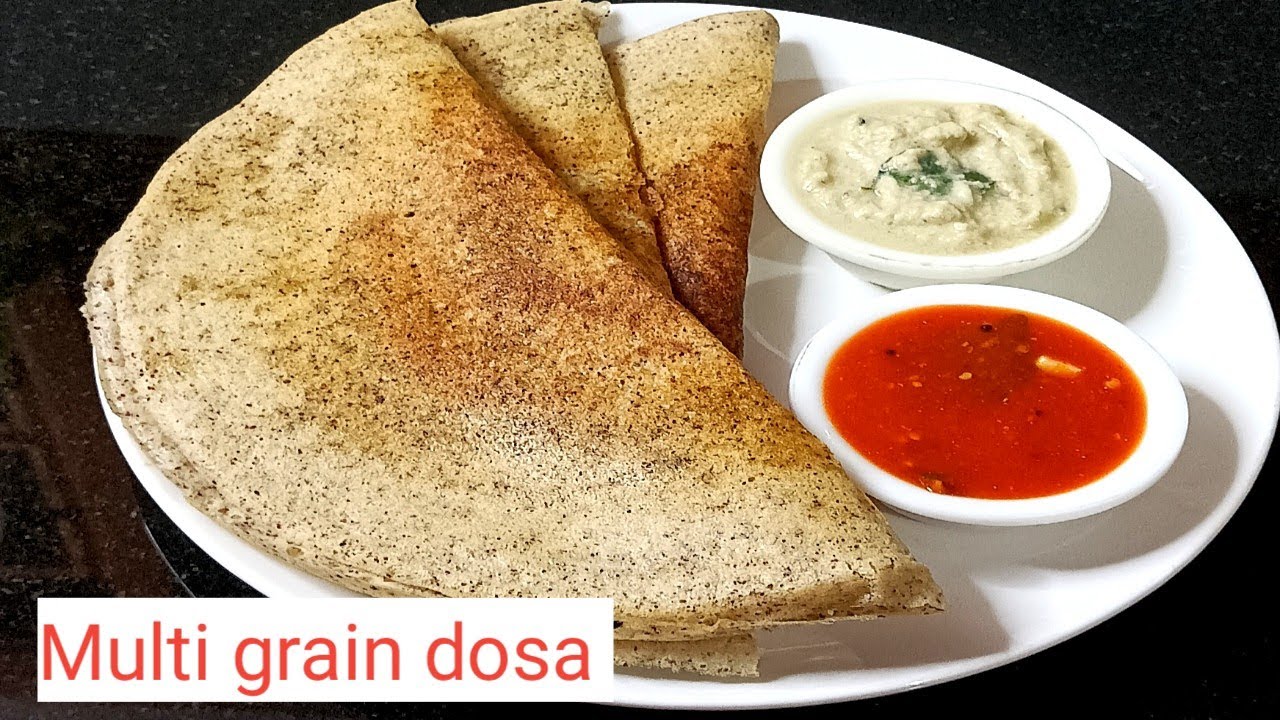 Multi grain Dosa | ಮಿಕ್ಸ್ ಕಾಳಿನ ದೋಸೆ | Healthy breakfast recipes | Home ...