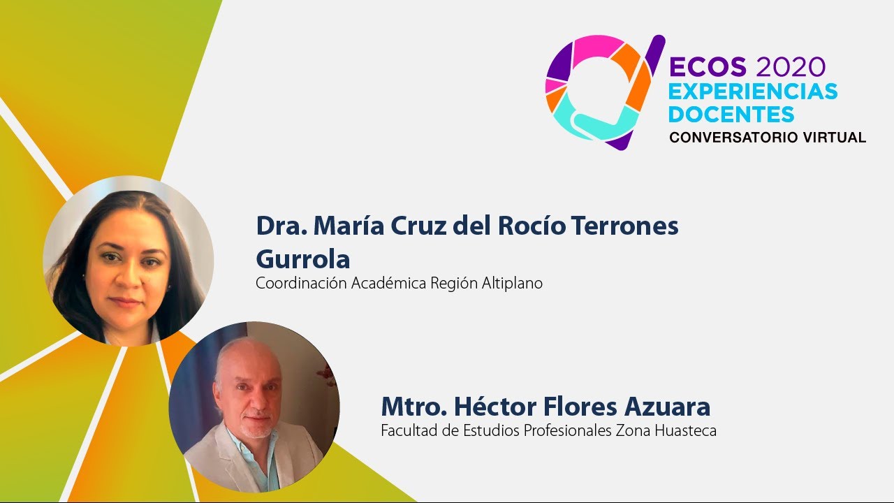 ECOS 4: Dra. María Cruz del Rocío Terrones Gurrola y el Mtro. Héctor ...