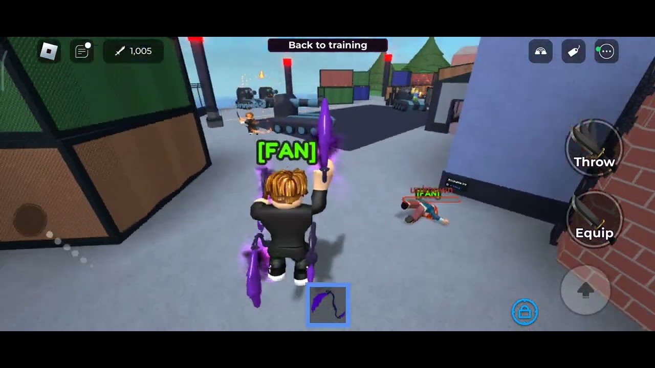 today I'm gonna teach you how to get candle set on mm2 aim trainer ...