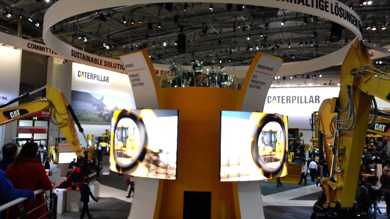 Caterpillar stand Bauma 2013 - YouTube