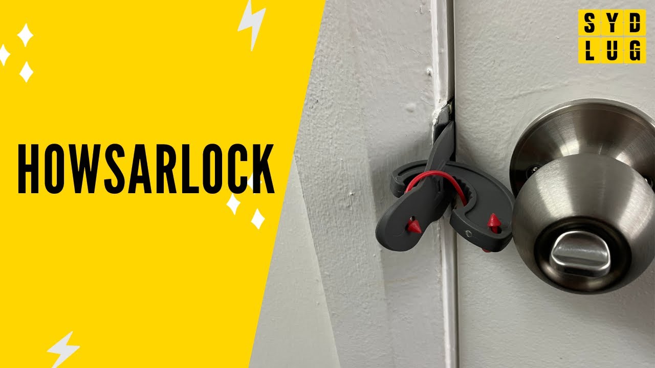 Howsarlock The Original Portable Lock For When You Travel Staying in A ...