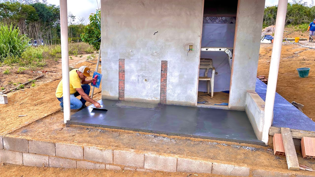 Piso Queimado É Barato e Fica Bonito Varias Dicas nos Trabalhos da Roça ...