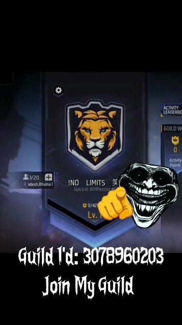 I Create a New Guild || Join My Guild | And Follow Rules |Join My ...