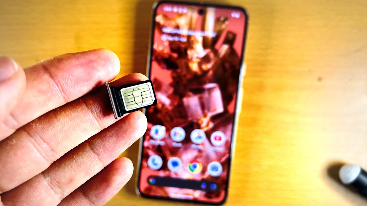 How To Insert SIM Card in Google Pixel 8 [Dual SIM] - YouTube