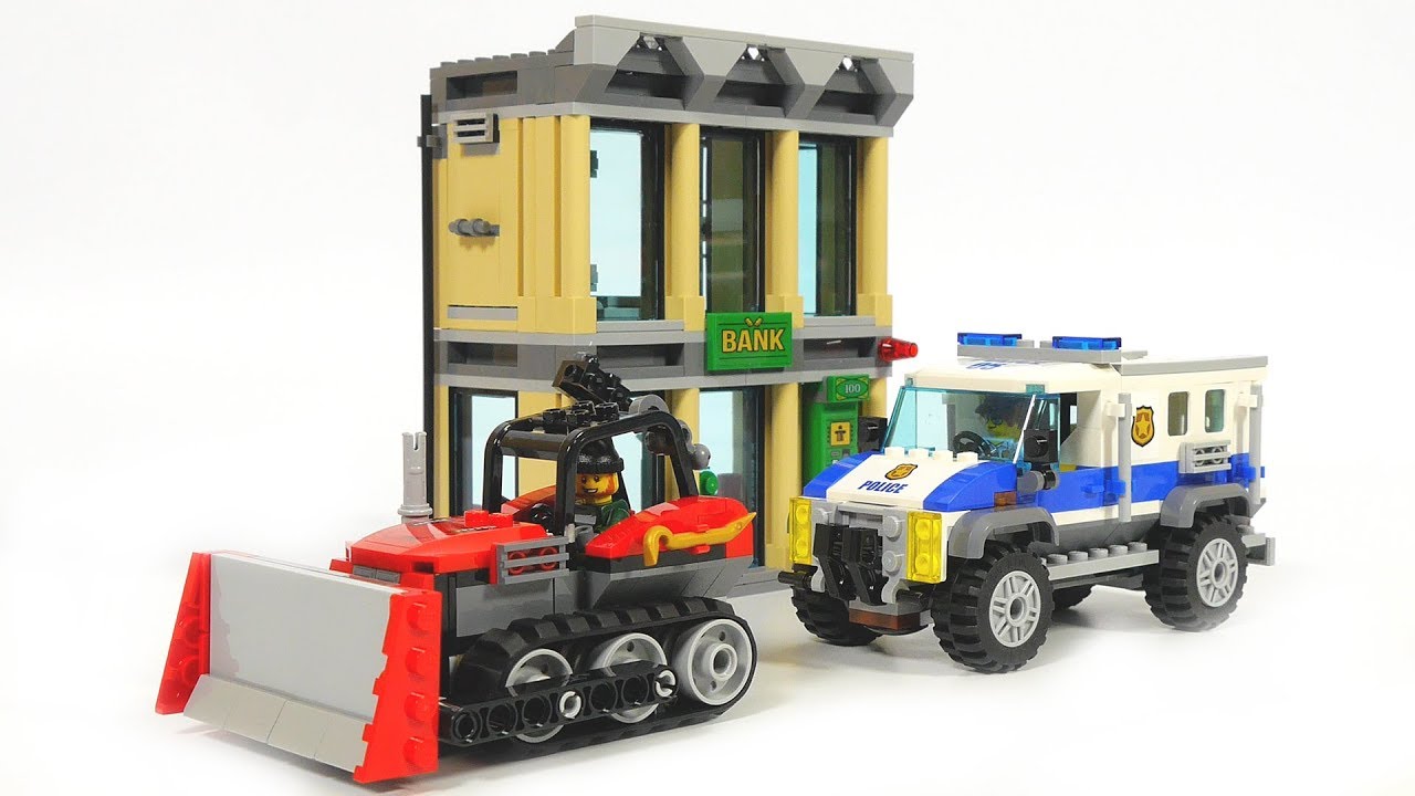 Build Lego Police Car - Lego City 60140 Bulldozer Break-In - YouTube