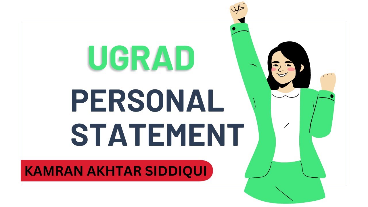 How to write a Personal Statement for UGRAD Program - YouTube