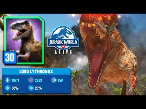 HOW TO BEAT NEW BOSS LORD LYTHRONAX MISSION 73 (JURASSIC WORLD ALIVE ...