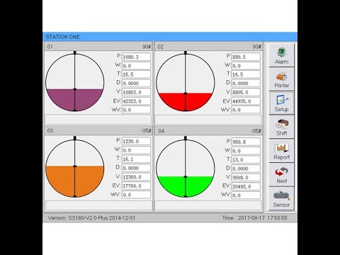 Windbell Automatic tank gauge console SS160Plus - YouTube