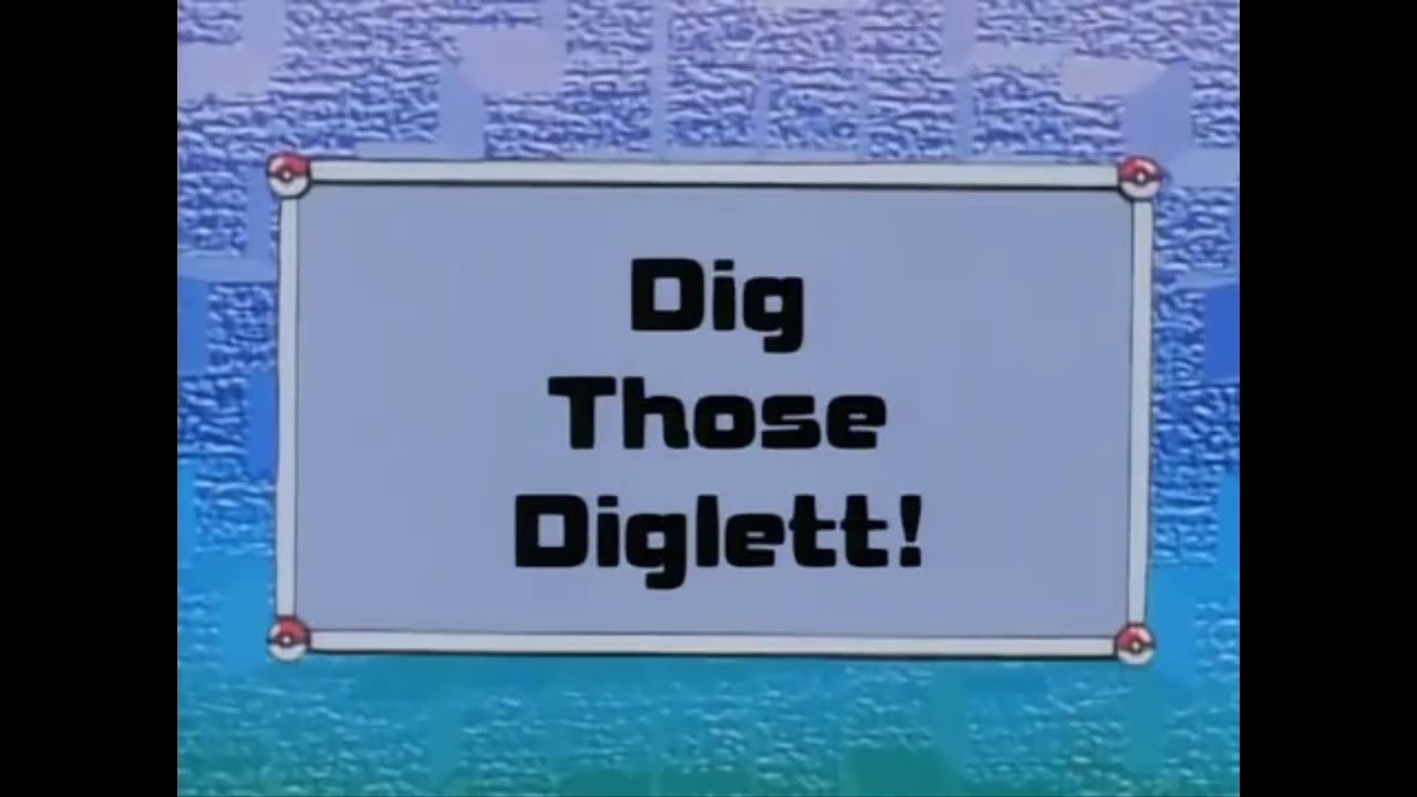Pokemon Episode 31 (S01E31) Dig those Diglett! in Minutes - YouTube