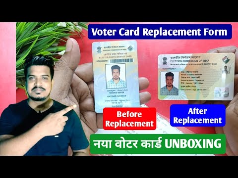 New voter card unboxing 2024 | Voter card replacement full process ...
