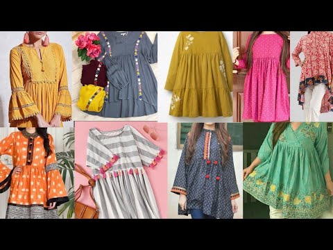 Winter Shorts Frocks Designs For Girls/ Short Frocks designs 2023 - YouTube