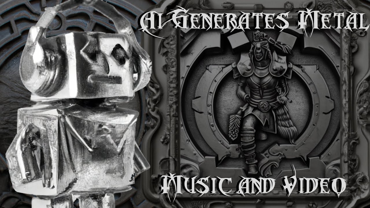 AI makes a metal MUSIC VIDEO for it's own HEAVY METAL song - Metallic ...