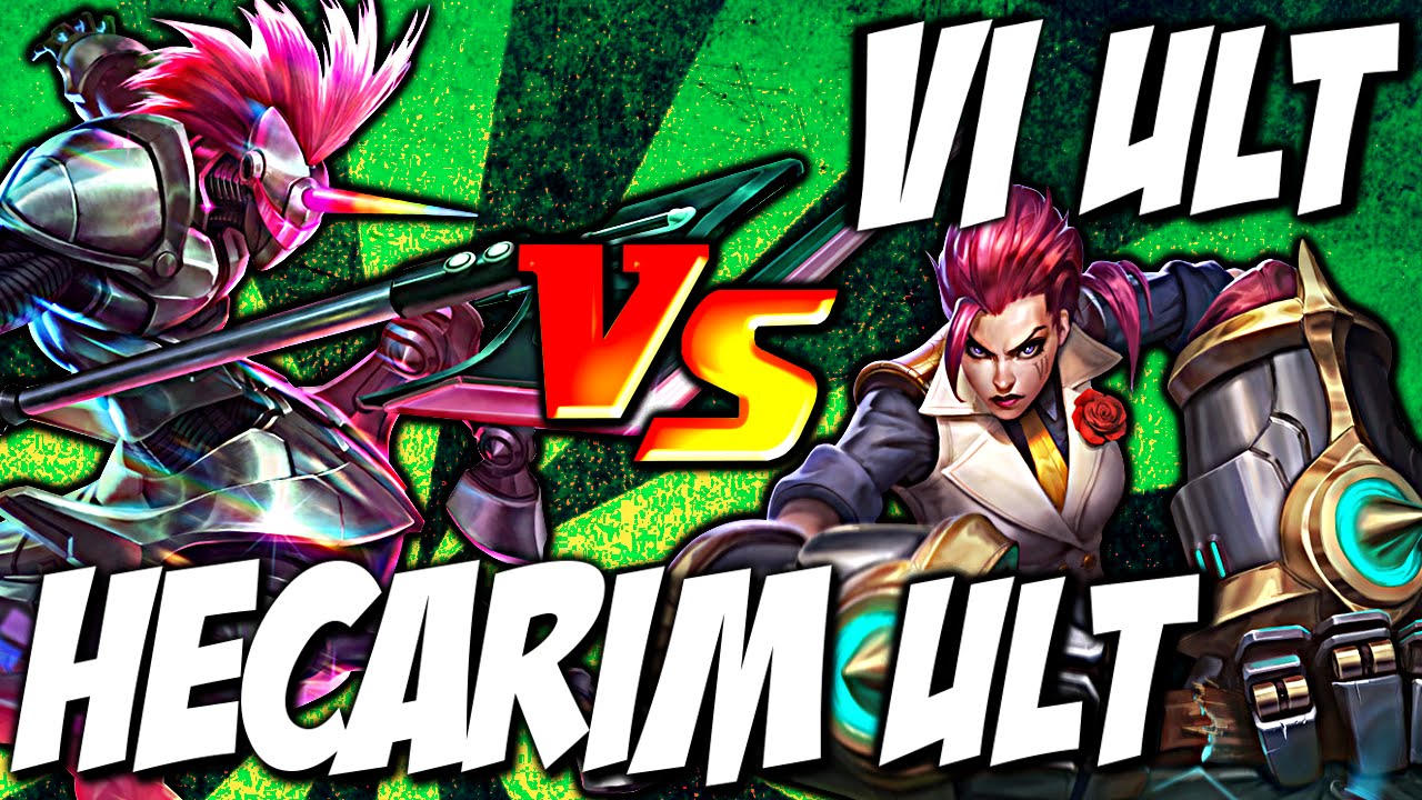 Hecarim Ult vs Vi Ult - Onslaught of Shadow vs Assault and Battery by ...