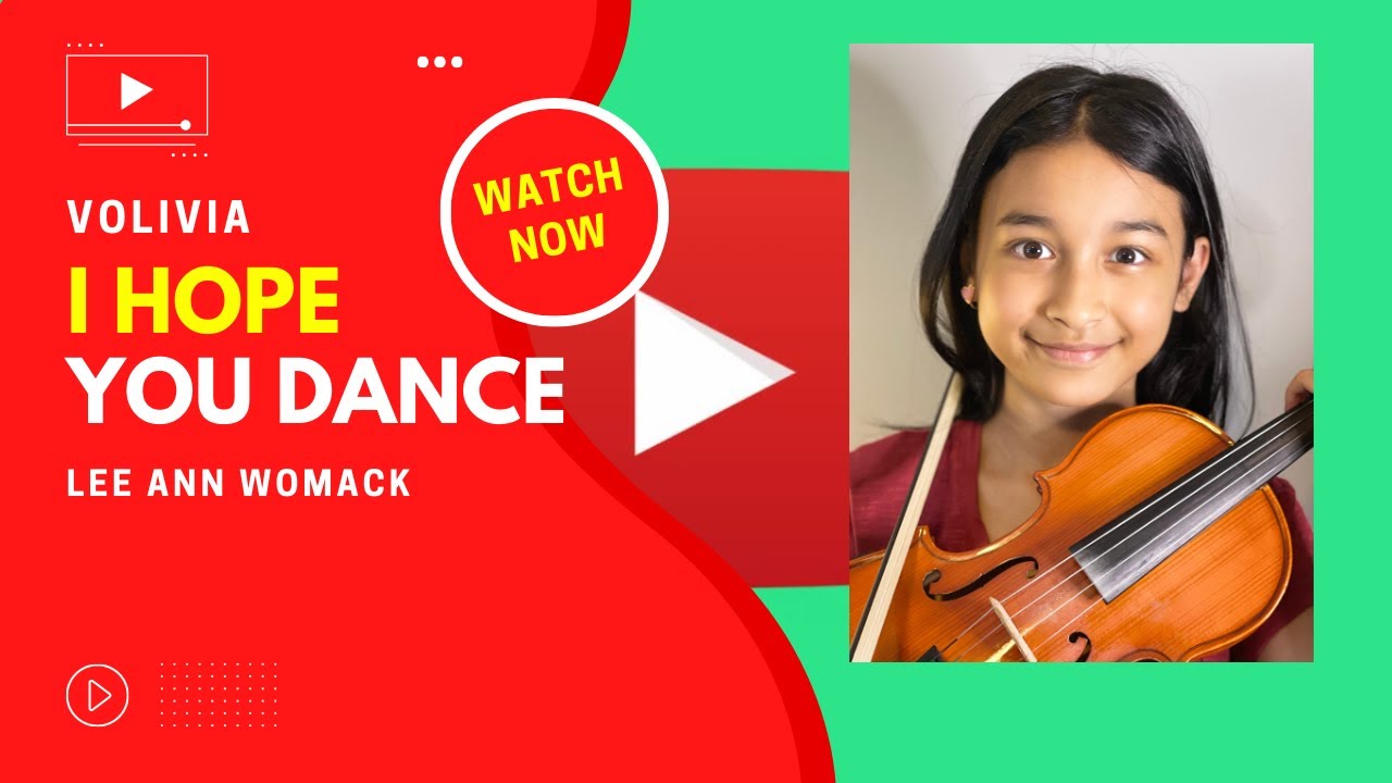 I Hope You Dance - Lee Ann Womack (Violin Cover) - YouTube
