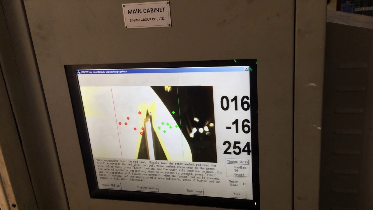bar counting system for 10mm - YouTube