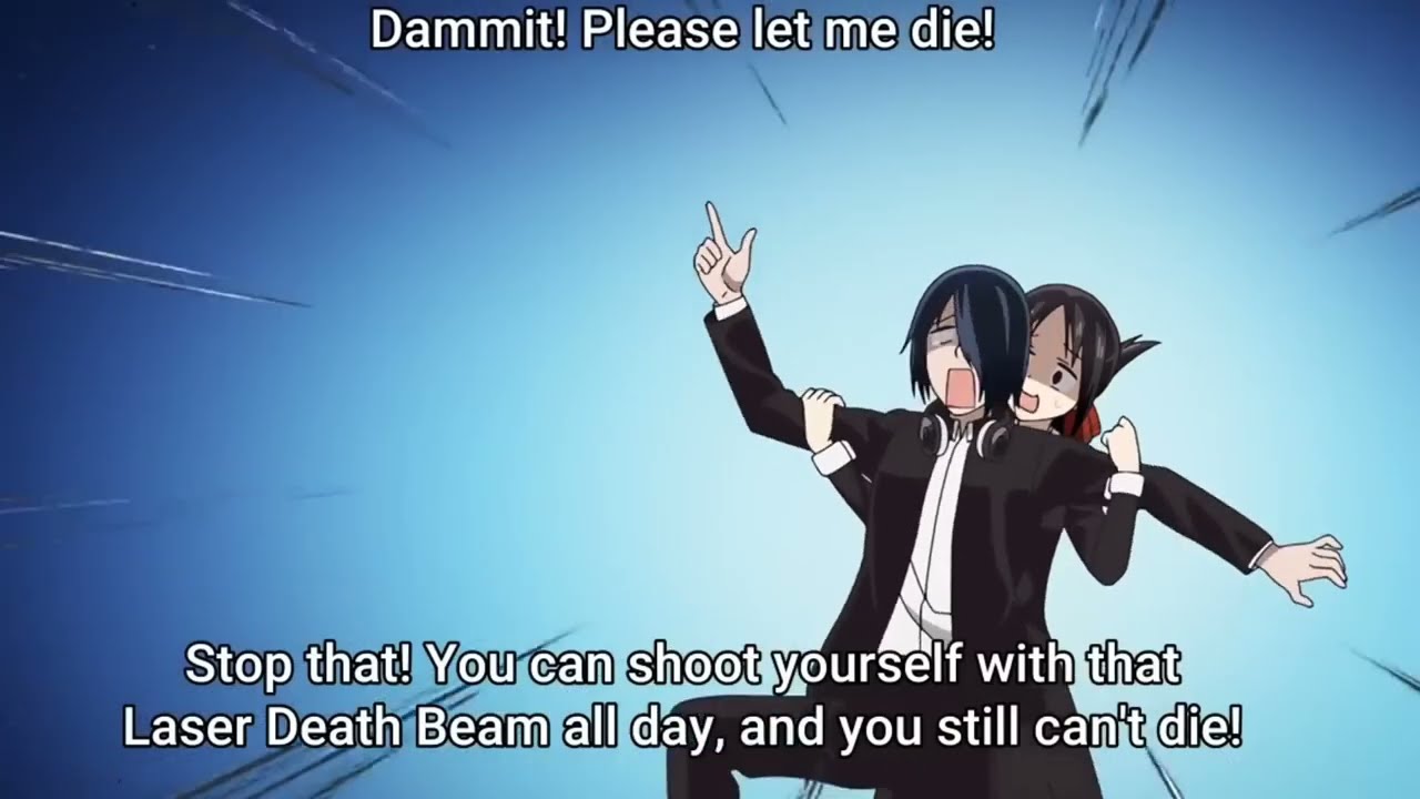 Laser death beam | Kaguya-sama wa Kokurasetai S3 - 04 - YouTube
