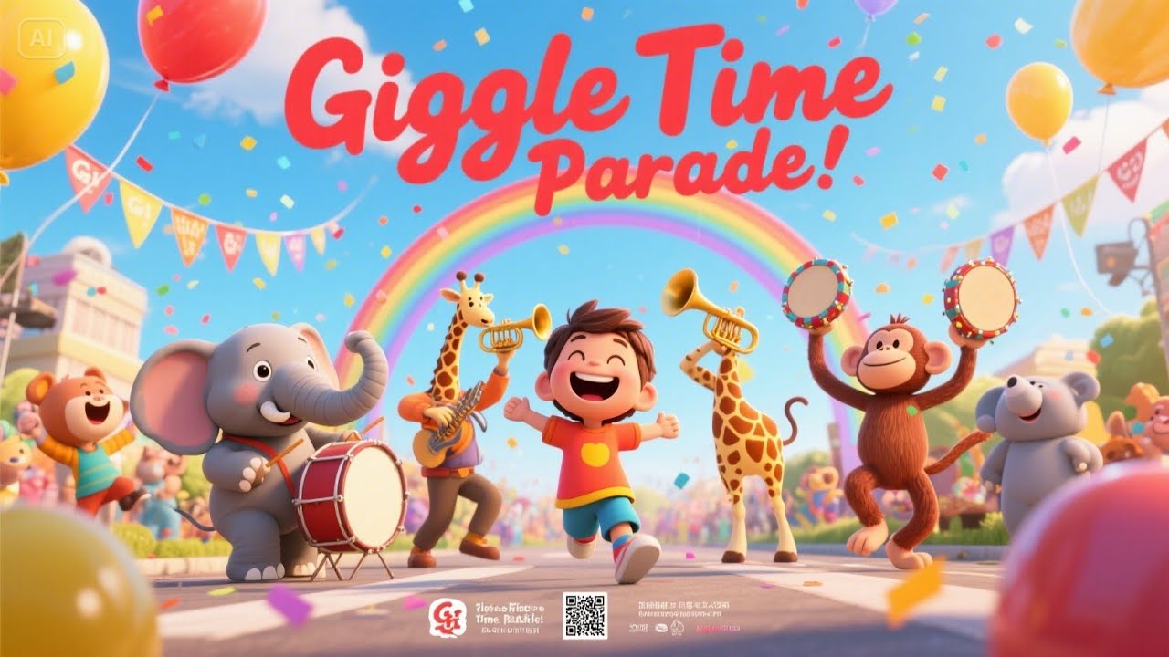 "Triple Fun! Dancing Toes + Sky Bubbles + Giggle Parade 🎉" - YouTube