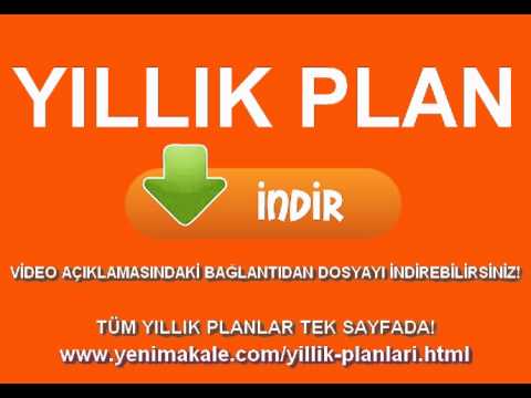 1. Sınıf Müzik Yıllık Plan Planları İndir 2016-2017