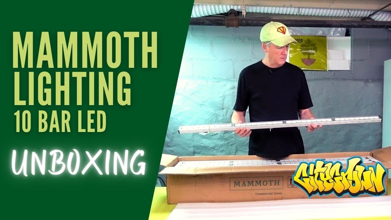 Mammoth Lighting 10 Bar LED Grow Light - YouTube