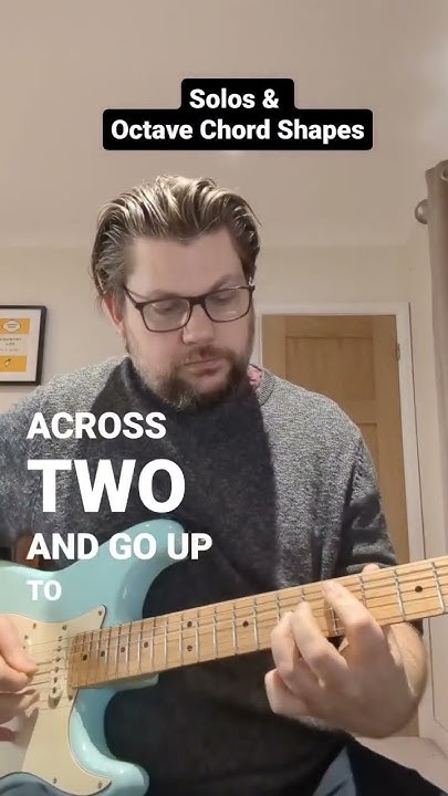 Use Octave Chord Shapes in your solos to add some depth! #guitarlessons #guitartutorial #guitar ...