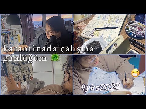 Ders Çalışma Günlüğüm #6 || SON 100 GÜN 🌝 Evde benimle 2 gün #yks2022