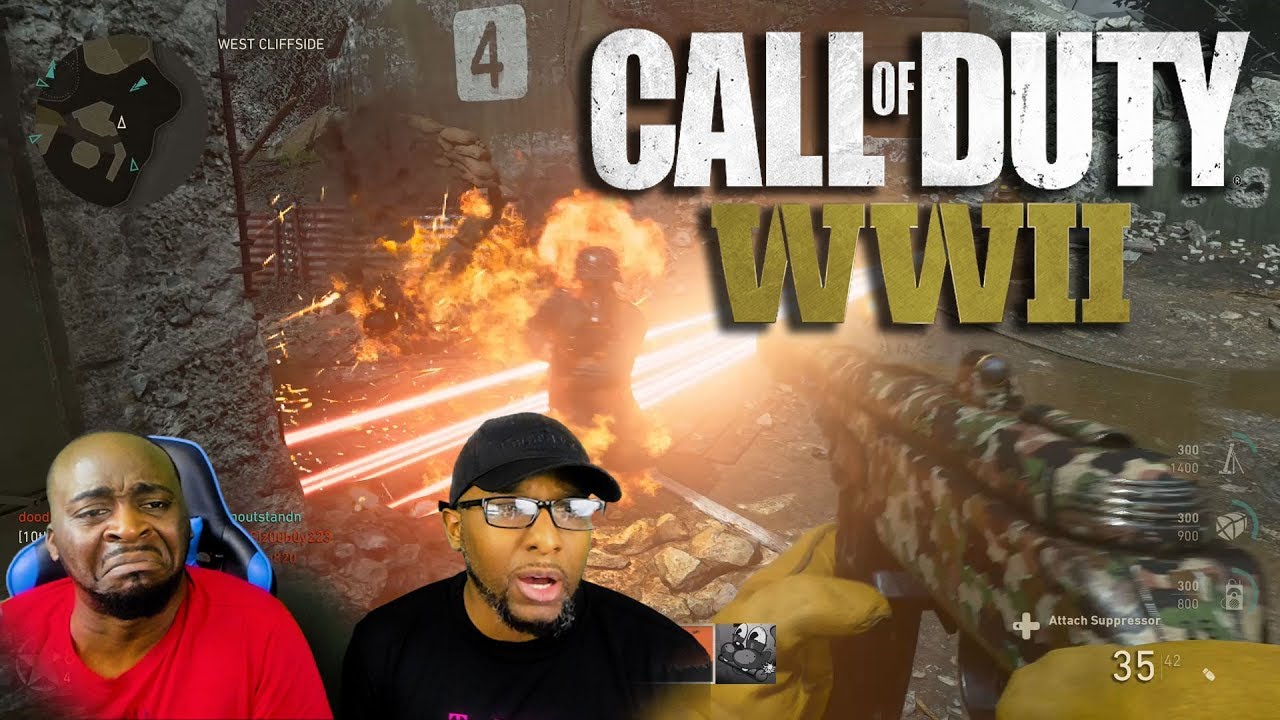 Welcome to WW2...And Fire Breathing Shotguns??? COD World War 2 - YouTube