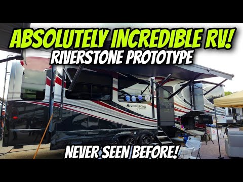 ABSOLUTELY INCREDIBLE RV! Prototype Riverstone Signature 41RL - YouTube