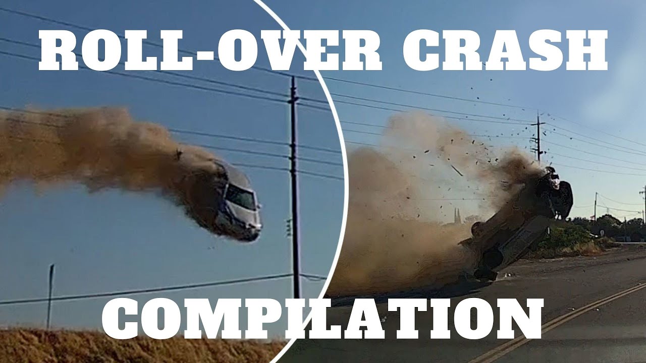Roll Over Crash Compilation #rollover #crash #compilation - YouTube