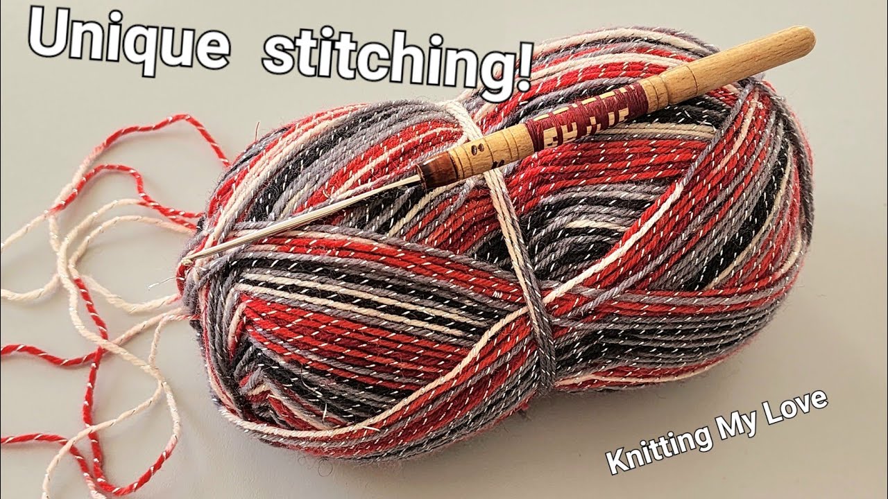 Unique stitching! I've never seen this style of braiding before ...
