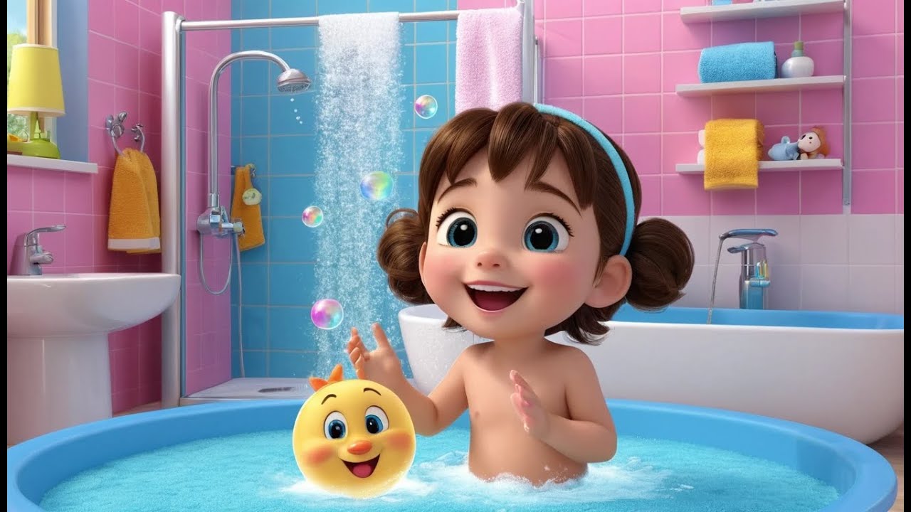 Splish, Splash, A Rainbow Bath | Fun Bath Time Song for Kids | Colorful ...