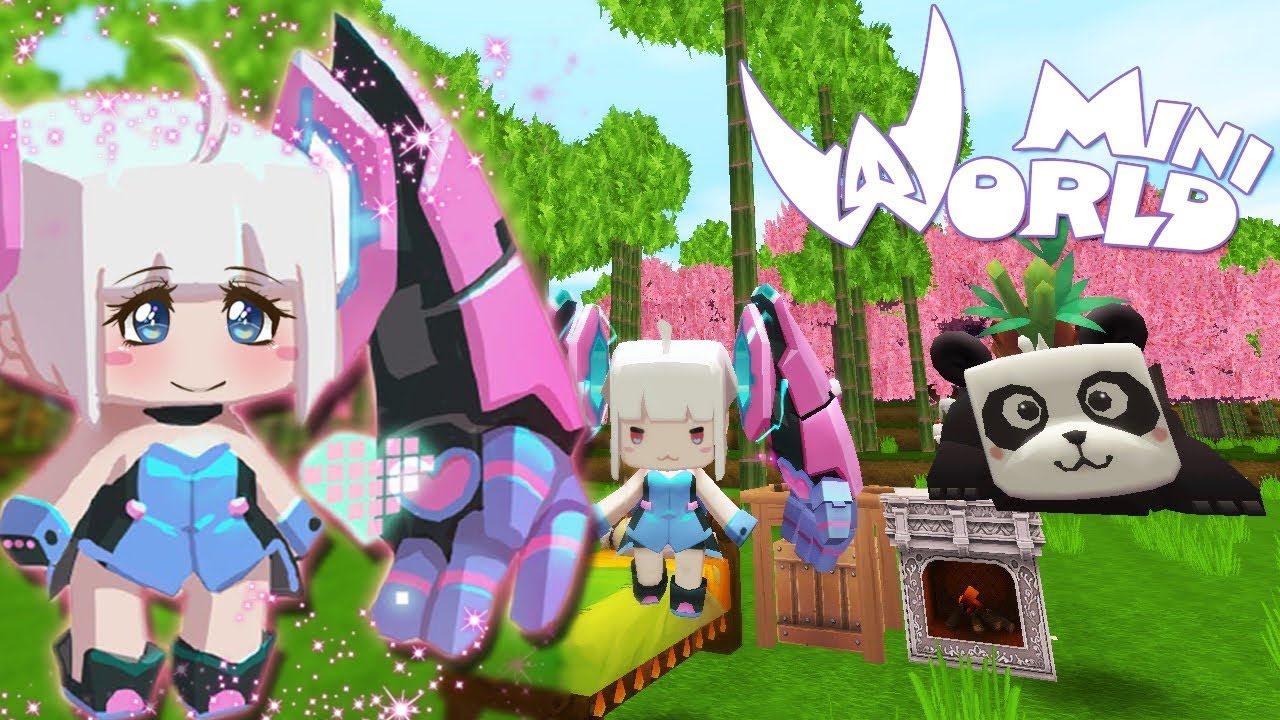 MI NUEVA SUPER SKIN Y SU CASITA DE MI PANDA ! ♥ || Mini World Ep: 3 ...