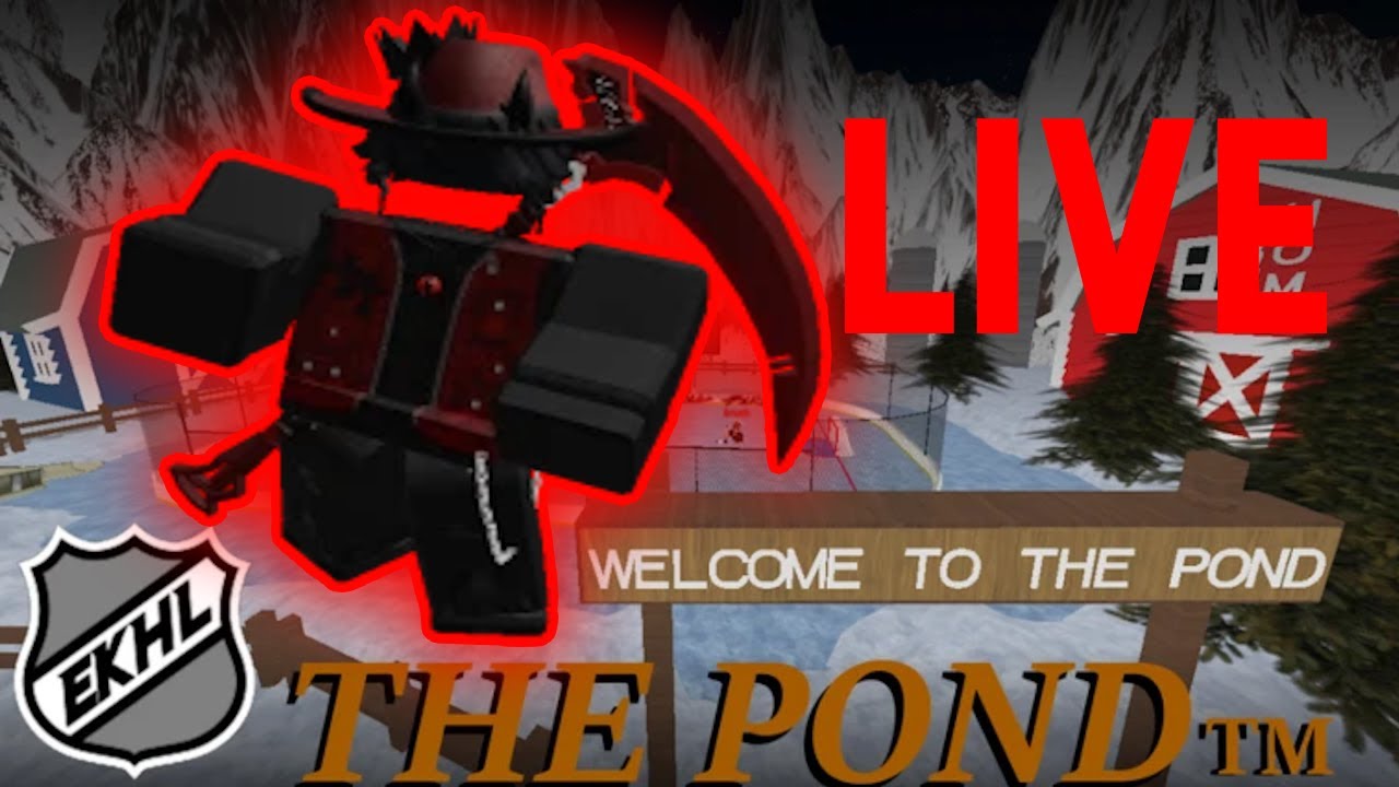 [LIVE] OUTDOOR HOCKEY IN ROBLOX! | EKHL THE POND - YouTube