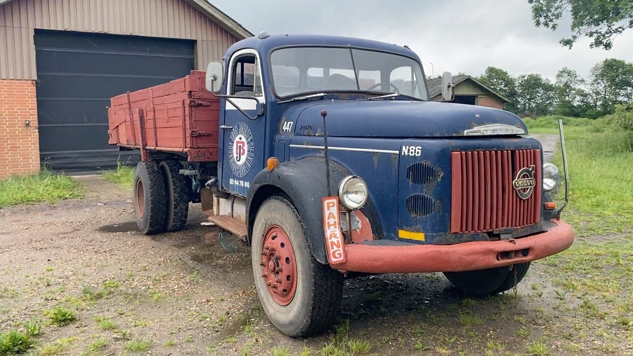Køb Lastbil Volvo N86 Turbo på Klaravik - YouTube