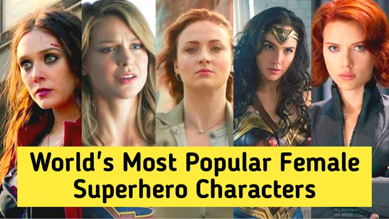 World's Most Popular Female Superhero Characters | Full Explain - YouTube