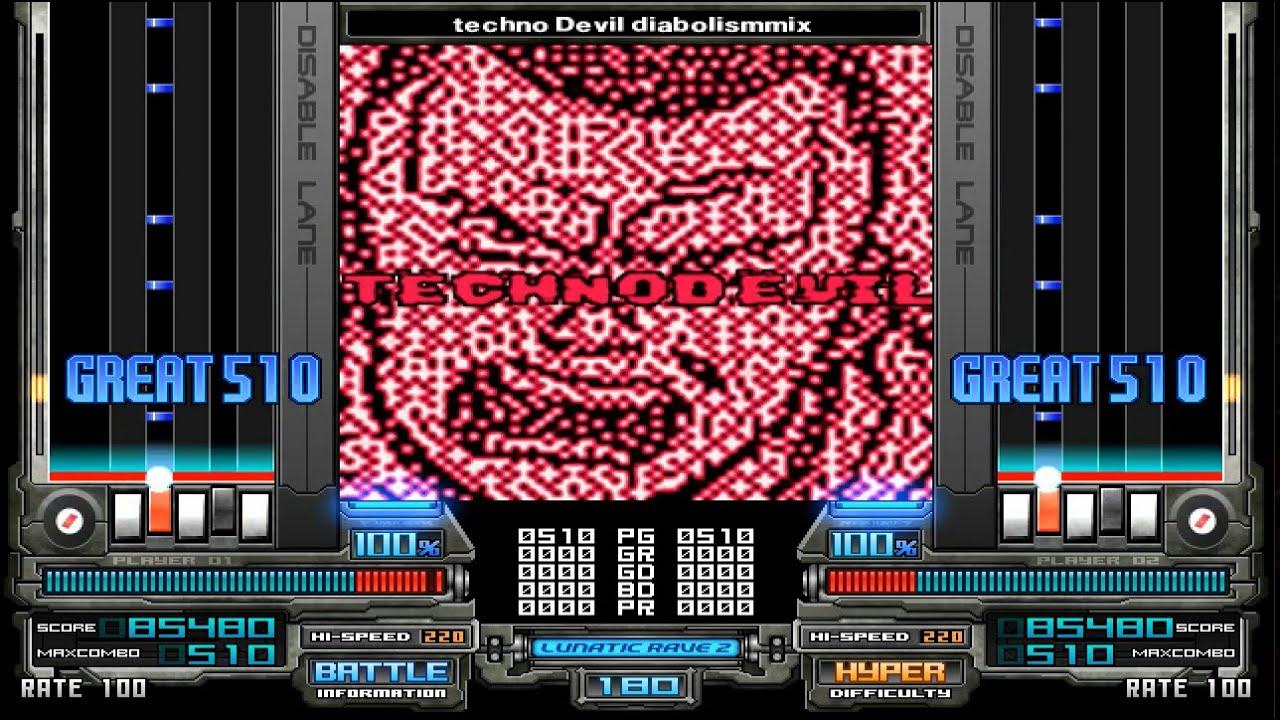 [BMS] techno Devil diabolismmix / skns vs cosmic - YouTube