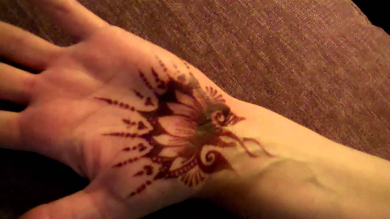 Hennacat.com Henna stain progression - YouTube